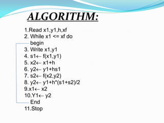 Runge kutta 2nd Order | PDF