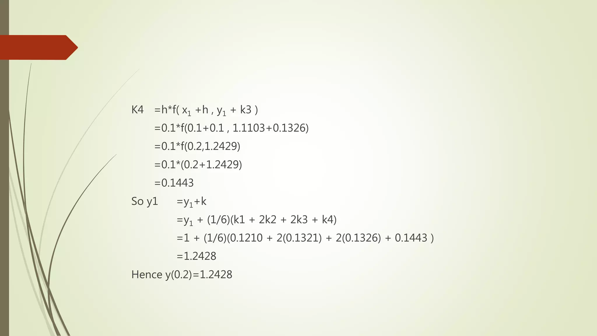 Runge Kutta Method Ppt 