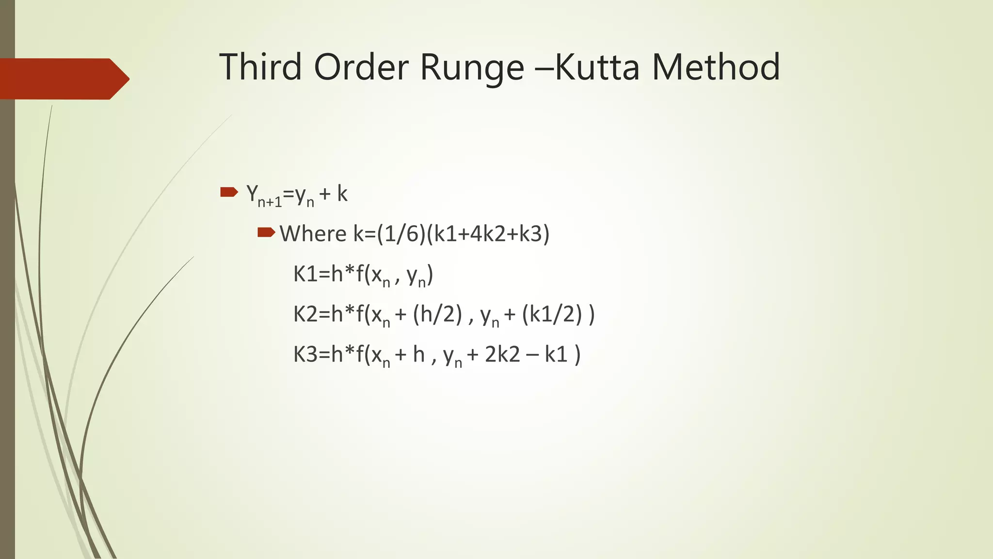 Runge Kutta Method | PPTX