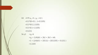 Runge Kutta Method | PPTX