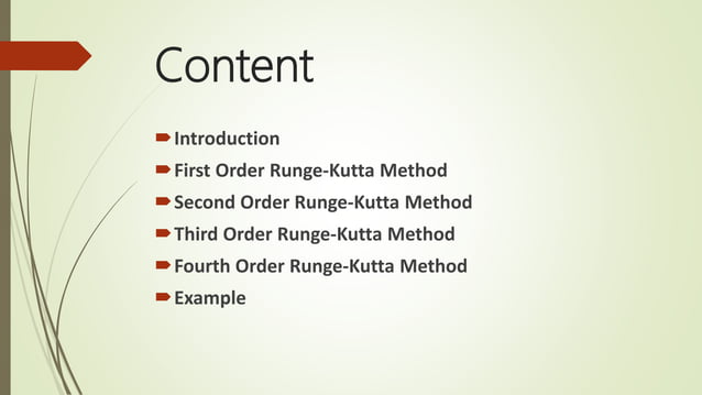 Runge Kutta Method | PPTX