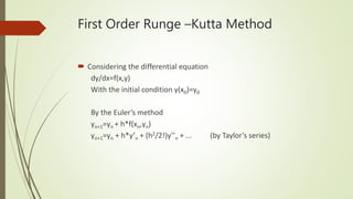 Runge Kutta Method | PPTX
