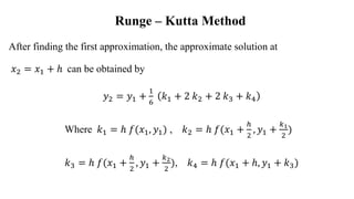 Runge - Kutta Method of fourth order.pptx | Physics | Science