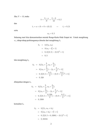 Runge kutta new | PDF