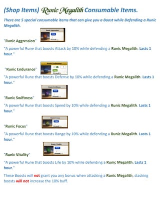 Runic Megaliths | PDF