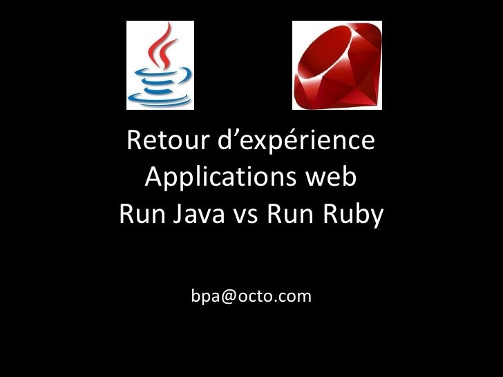 Run Java Vs Ruby