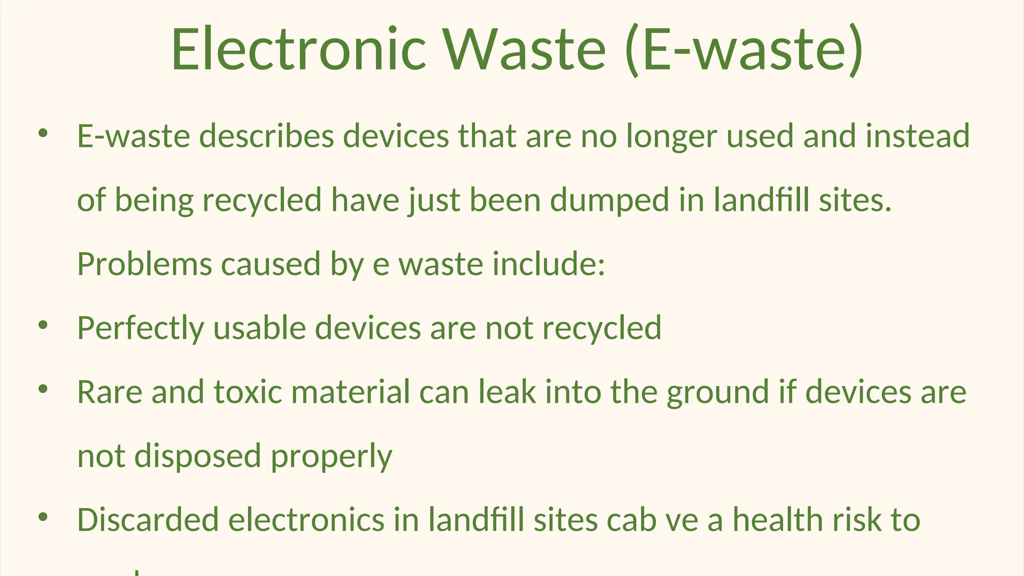 Run Length Encoding The effects of Technology on environment .ppt