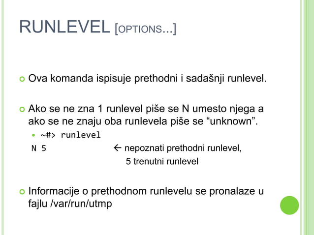 Runlevels in Linux | PPT