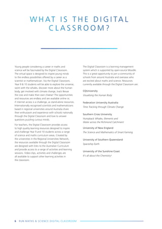 RUN: Maths and Science Digital Classroom - Brochure (p.1-35) | PDF