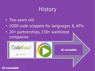 Runnable: Discover Everything Through Code | PPT