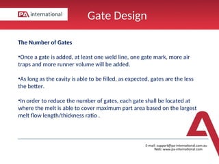 Runner & gate Design Guide.pptsssssssssssssssss | PPT