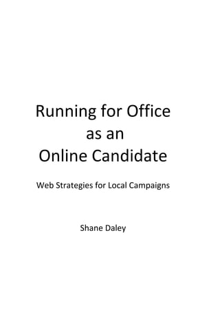 Running for Office as an Online Candidate - Book Sample | PDF