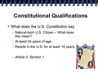 Running For President | ODP