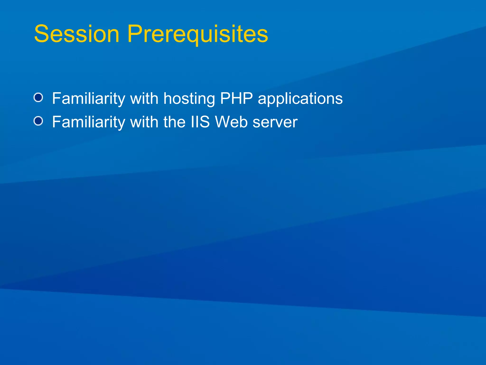 Running PHP on Windows Technical Overview | PPT
