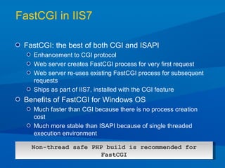 Running PHP on Windows Technical Overview | PPT