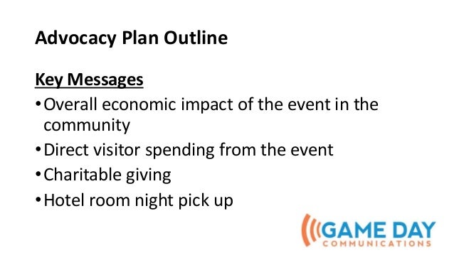 Creating an Advocacy Plan to Drive Awareness and Revenue in Sporting