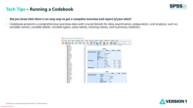 Running a Codebook in IBM SPSS Statistics .pptx