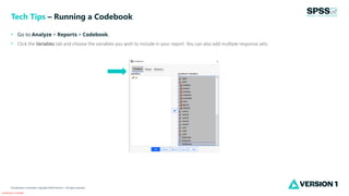 Running a Codebook in IBM SPSS Statistics .pptx