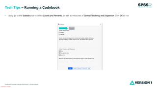 Running a Codebook in IBM SPSS Statistics .pptx