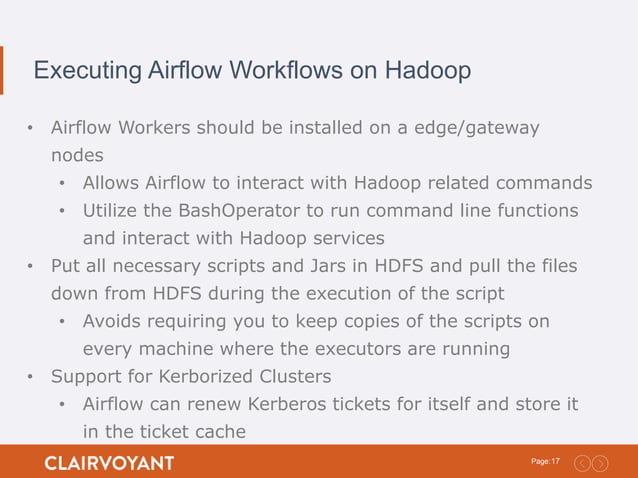 Running Airflow Workflows as ETL Processes on Hadoop | PPT
