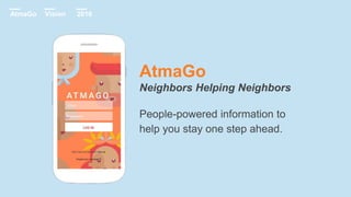 Running a Lean Startup for Social Good, Meena Palaniappan, Atma Connect | PPT