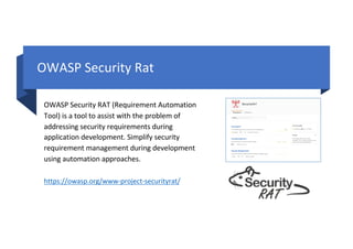 Running an app sec program with OWASP projects_ Defcon AppSec Village | PPT