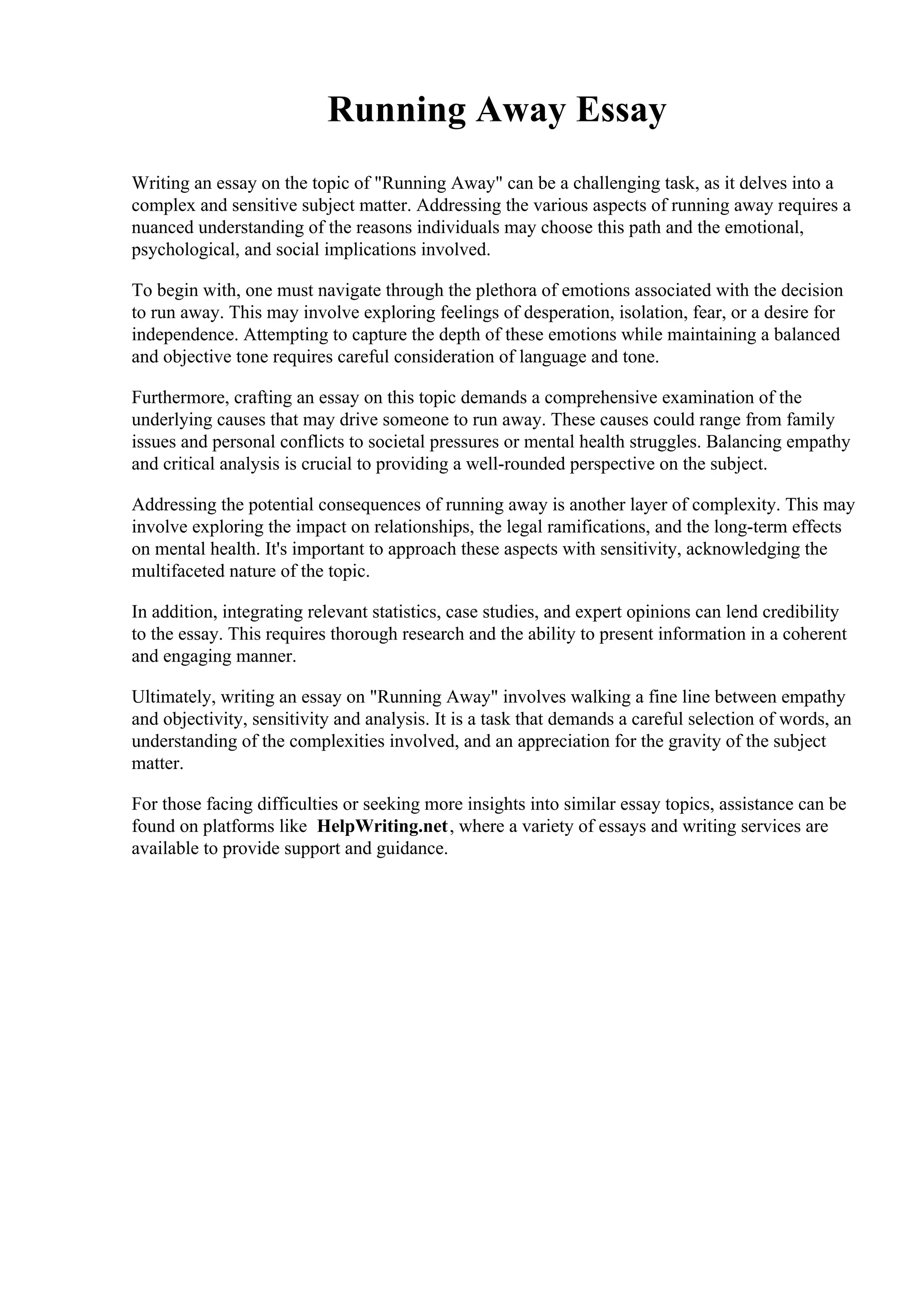 Running Away Essay.pdf