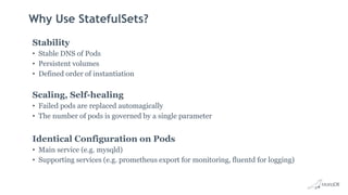 Running database infrastructure on containers | PPT
