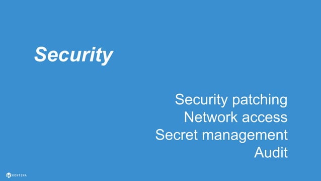 Running Docker in Production - The Good, the Bad and The Ugly | PPT