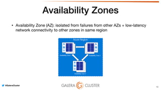 Running Galera Cluster on Microsoft Azure | PPT
