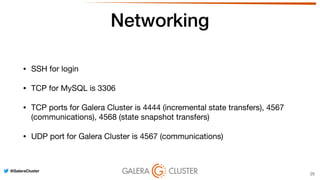 Running Galera Cluster on Microsoft Azure | PPT