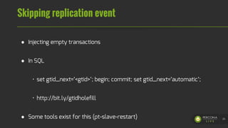 Running gtid replication in production | PPTX
