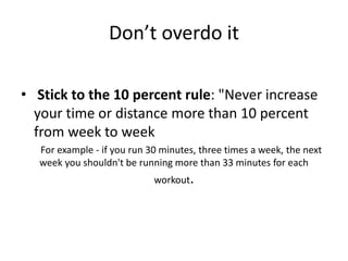 Running guide | PPTX