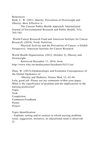 Running Head ADULT OBESITY LITERATURE REVIEW 1ADULT OBE.docx