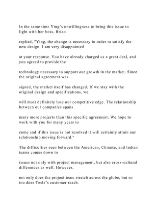 Running head ANALYSIS OF GLOBAL TEAMWORK 1 Analys.docx