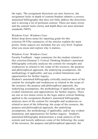 Running head Annotated bibliographyAnnotated bibliography 8.docx