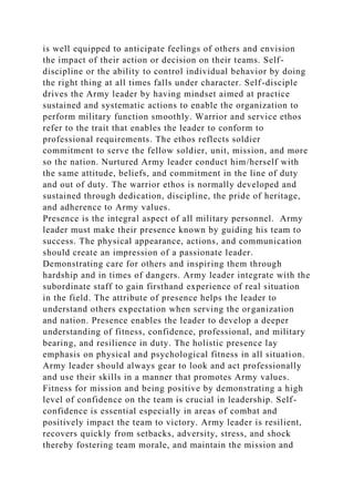 Running head ARMY LEADER ATTRIBUTES 1ARMY LEADER ATTRIBUTES.docx
