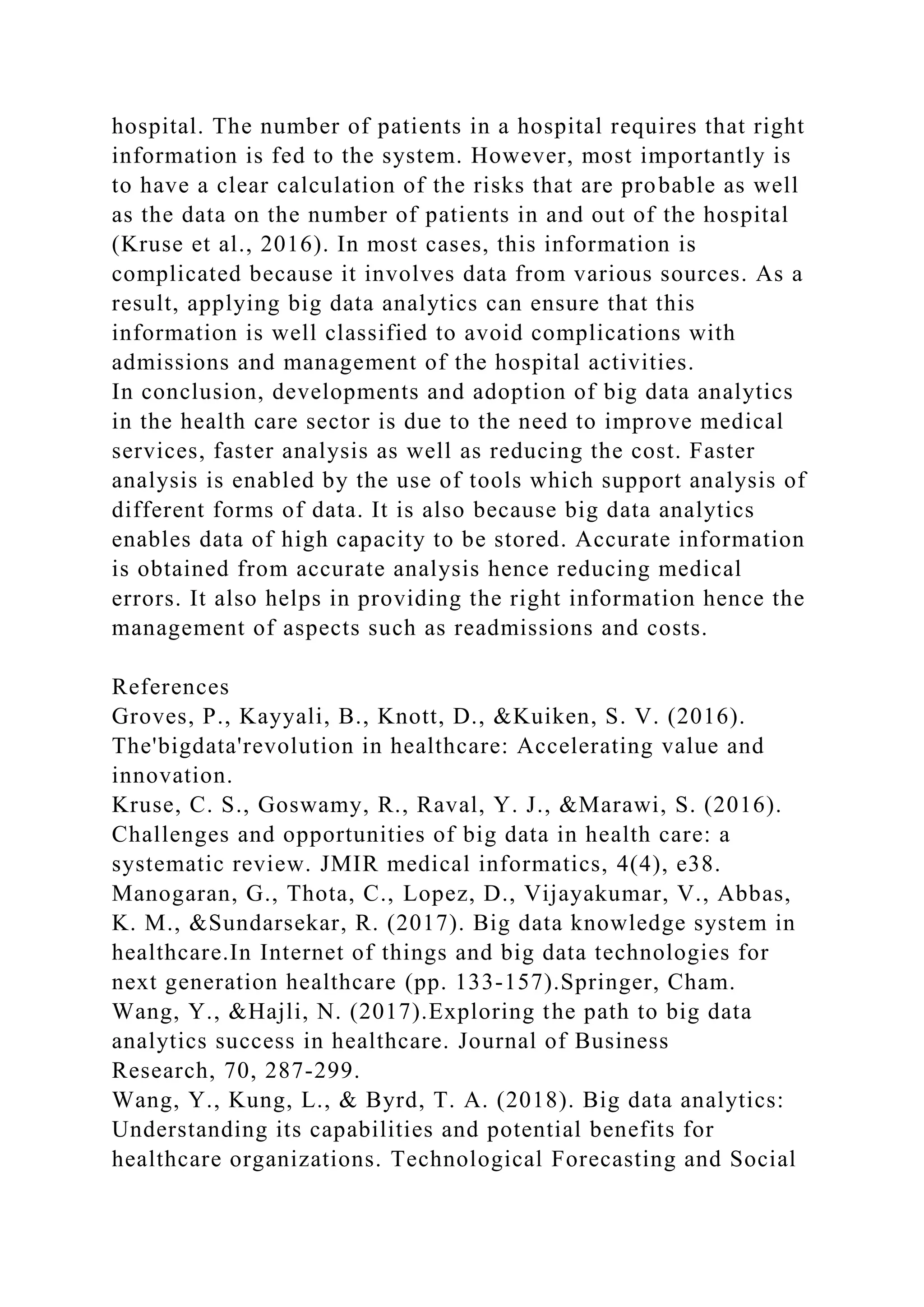 Running head BIG DATA ANALYTICS .docx