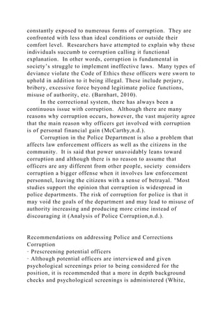 Running Head CORUPTION IN CORRECTIONAL SYSTEM CORUPTIO.docx