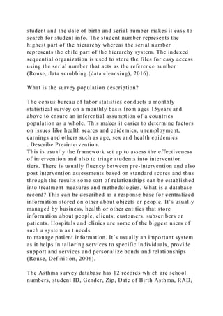 Running head Database Technologies and Data Structure1Datab.docx