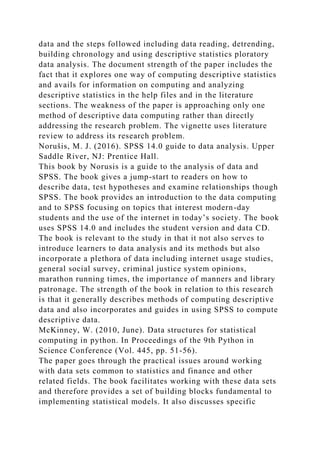 Running Head DESCRIPTIVE STATISTICS COMPUTING .docx