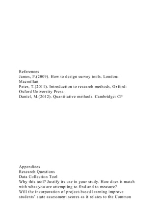 Running Header PROJECT BASED LEARNING PROJECT BASED LEARNING .docx