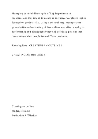 Running head EXECUTIVE SUMMARY .docx | Human Resources | Business