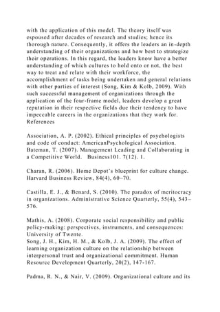 Running Head FOUR-FRAME MODEL 1FOUR-FRAME MODEL7Fou.docx