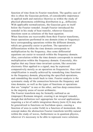 Running Head Fourier Transform Time-Frequency Analysis. .docx