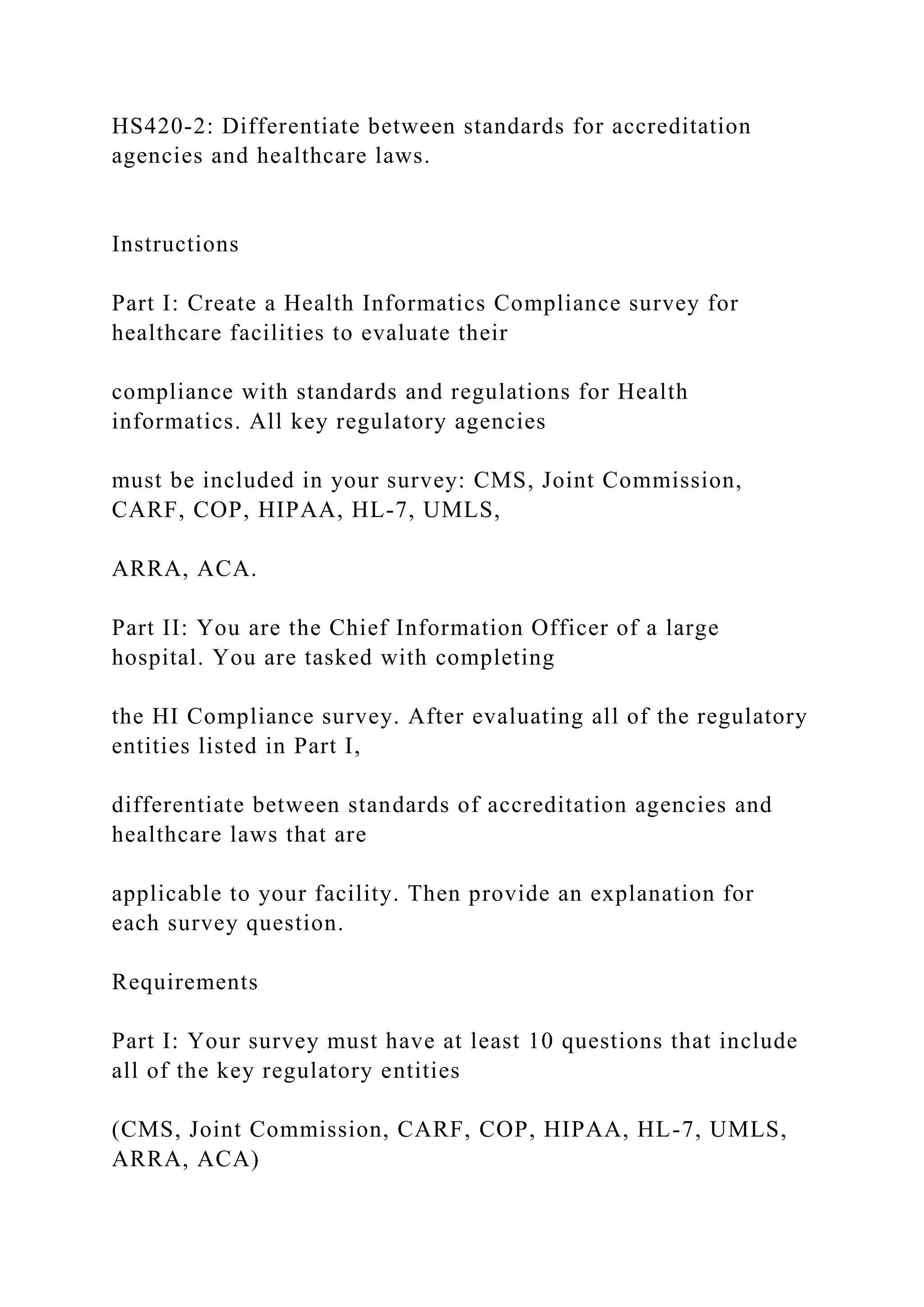 Running head HEALTH INFORMATICS 1HEALTH INFORMATICS2.docx