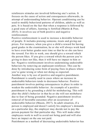 Running head LEARNING AND COGNITION 1LEARNING AND COGNITION9.docx