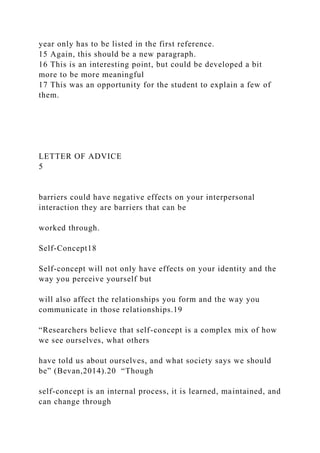 Running Head LETTER OF ADVICE FOR MY COWORKERS1LETTER OF ADV.docx