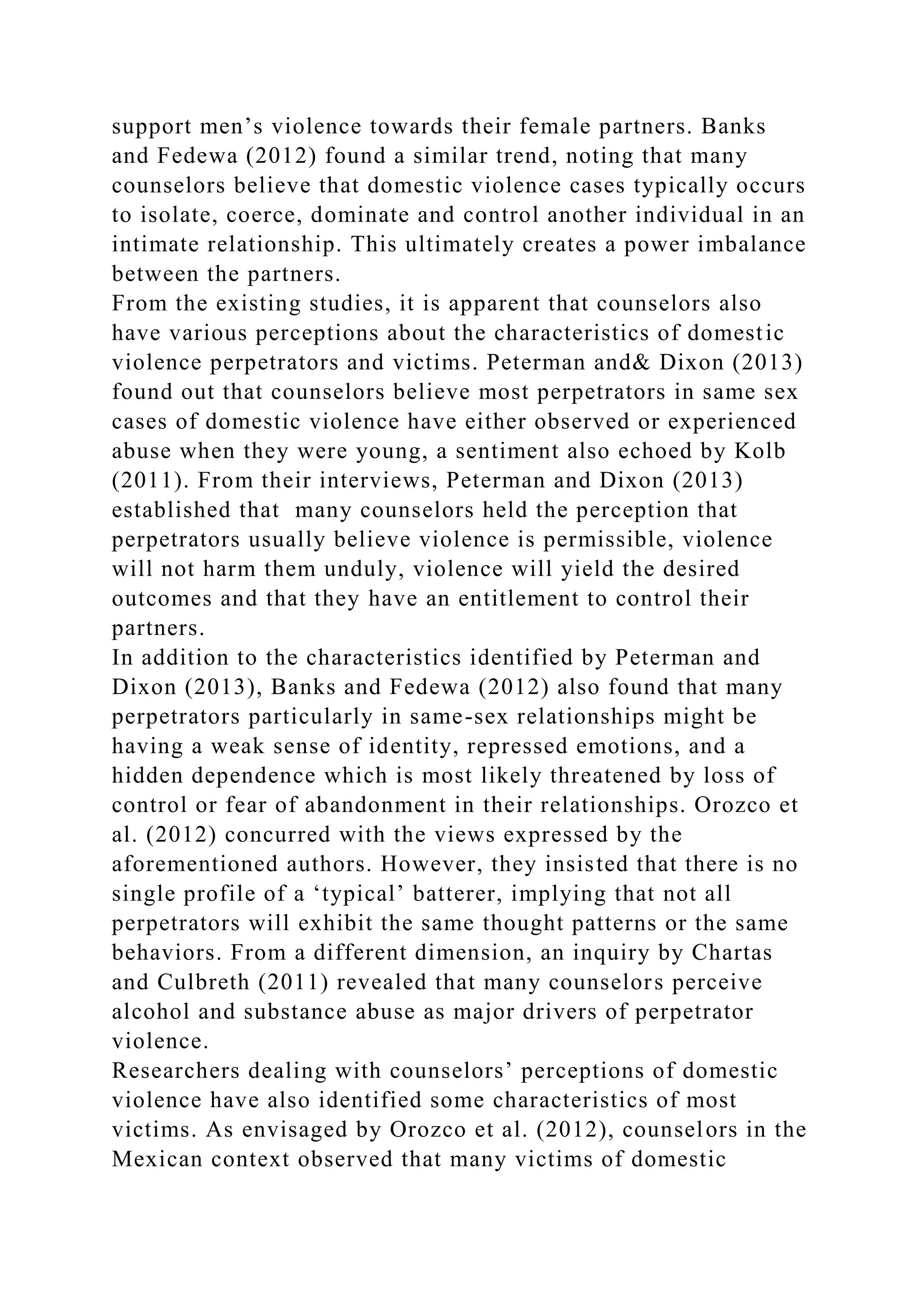 Running head LITERATURE REVIEW FIRST DRAFT .docx