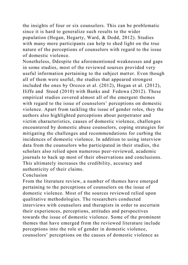 Running head LITERATURE REVIEW FIRST DRAFT .docx